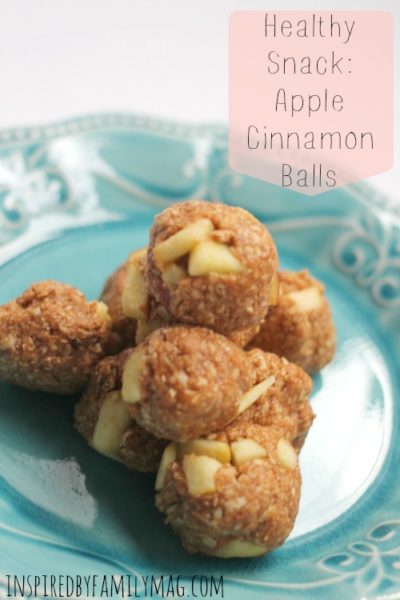 Healthy Snack Apple Cinnamon Balls