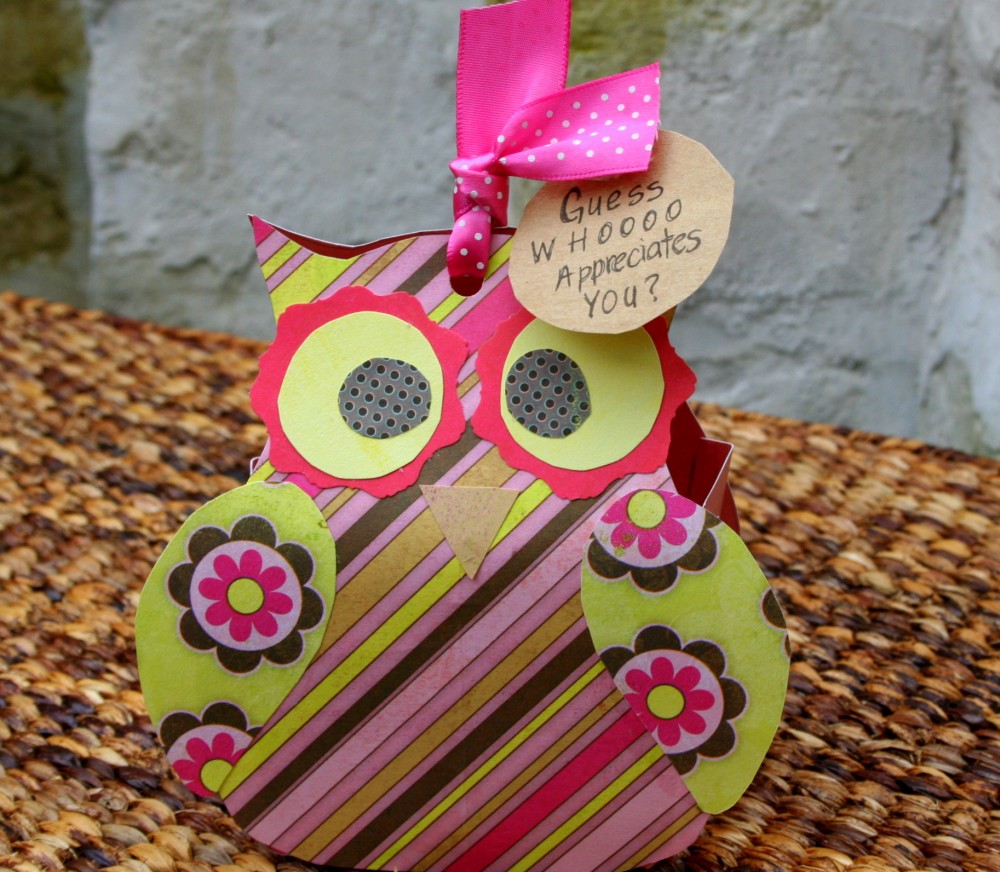 Paper Owl Teacher Gift - Inspired by Family