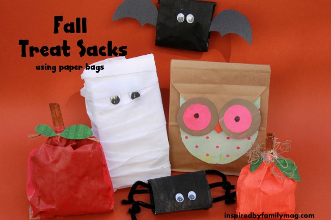 Fall Paper Bag Crafts - Inspired by Family