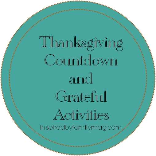 Thanksgiving Countdown and Grateful Activities