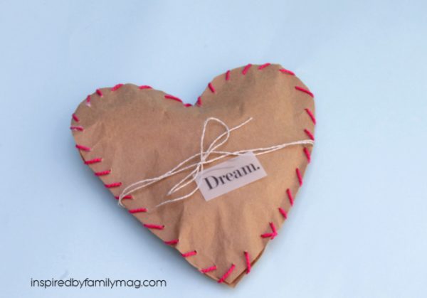 Valentine's Day Paper Bag Crafts - Inspired by Family