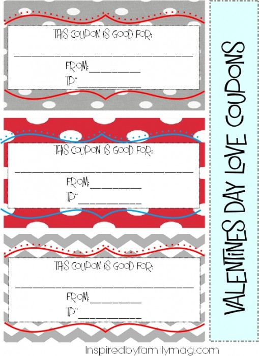 Valentine's Day Activity: Love Coupons for the Family
