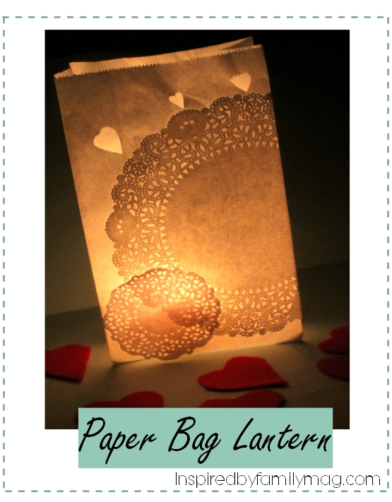 DIY Paper Bag Lanterns - Inspired by Family