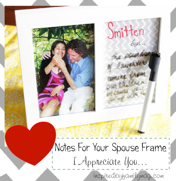 DIY Valentine's Day Gift: Love Notes Frame