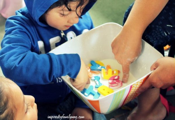 Oobleck Recipe & Letter Learning - Inspired by Family