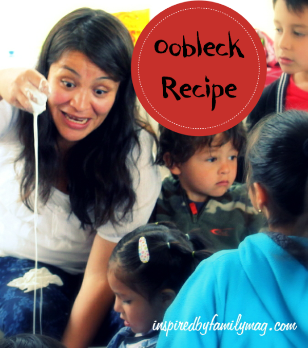 Oobleck Recipe & Letter Learning - Inspired by Family