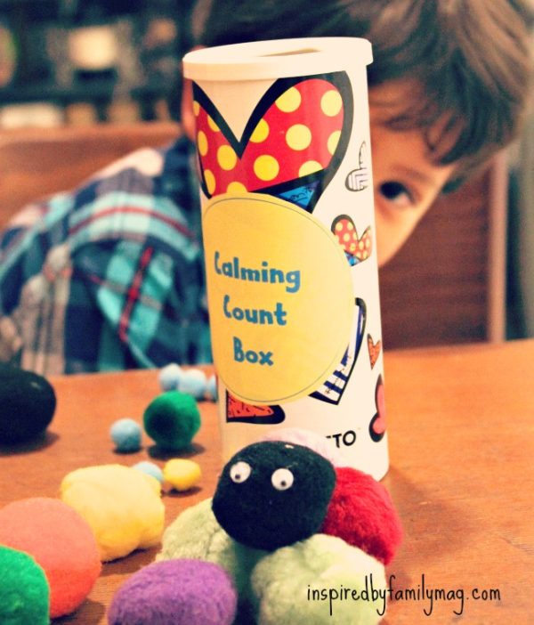 Calming Count Box Activity for Kids
