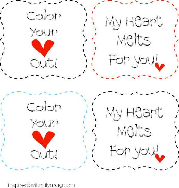Valentines Day Craft Easy DIY Heart Crayons