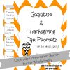 Gratitude & Thanksgiving Jar Activity & Printable Prompts